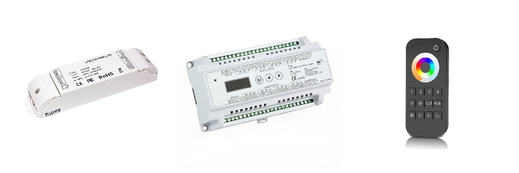 LED Profile aus Aluminium mit weißer diffuser Abdeckung